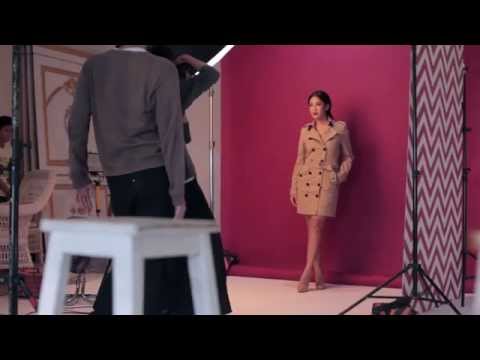 Dian Sastro BTS Cover Photo Shoot for Dewi Februari 2015
