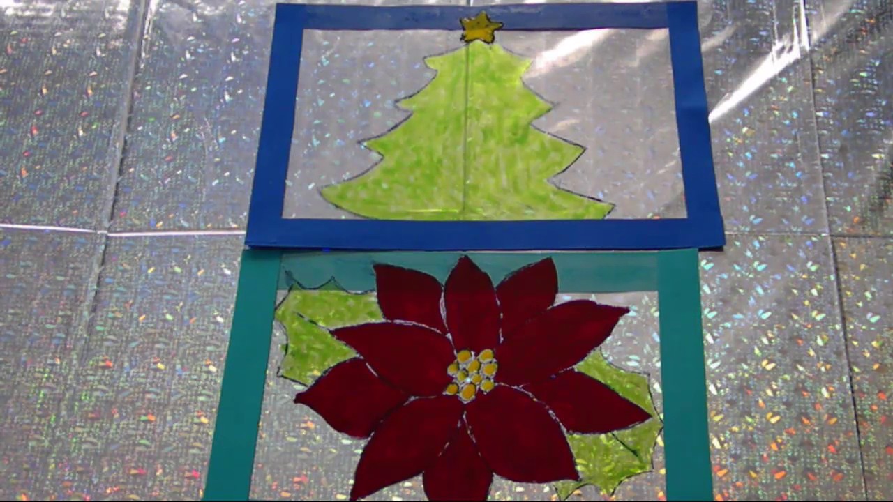 Manualidades para navidad, hermoso vitral para tu planeación con el PEP ...