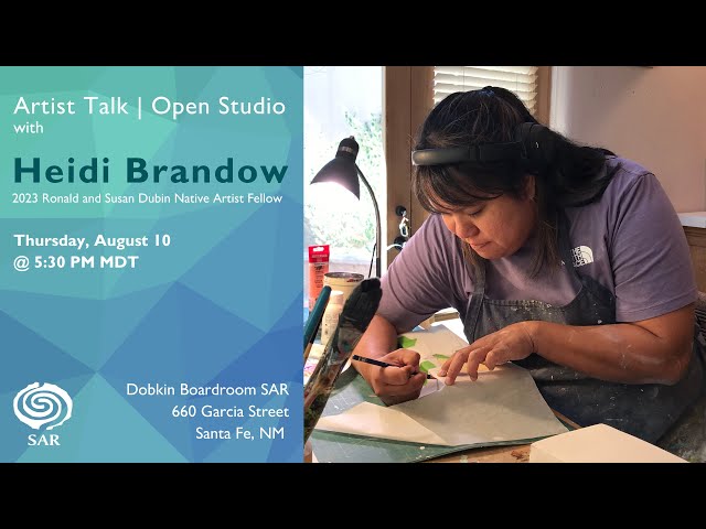 Artist Talks - School for Advanced Research