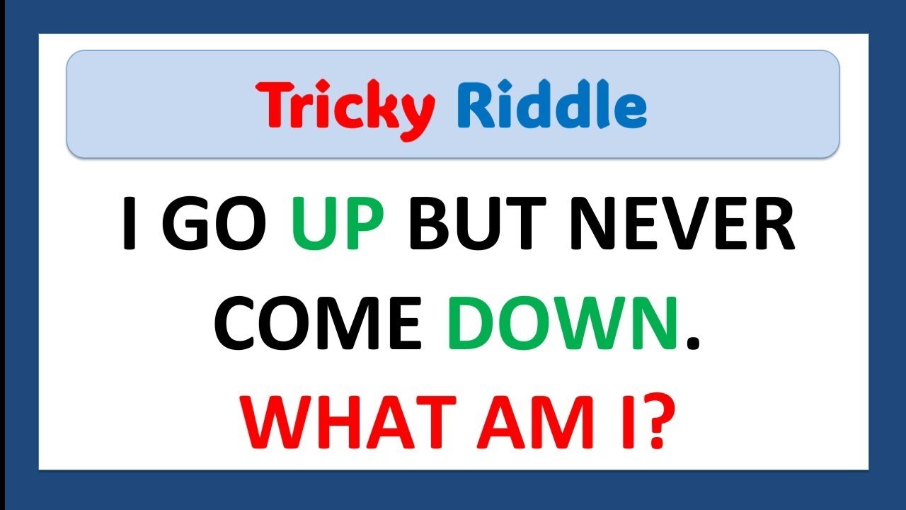 Tricky Riddle to boost your thinking skills/Riddle challenge ...
