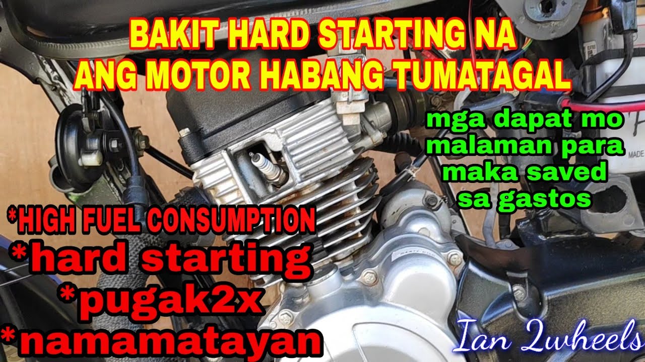 hard starting issue sa mga motor habang tumatagal - YouTube