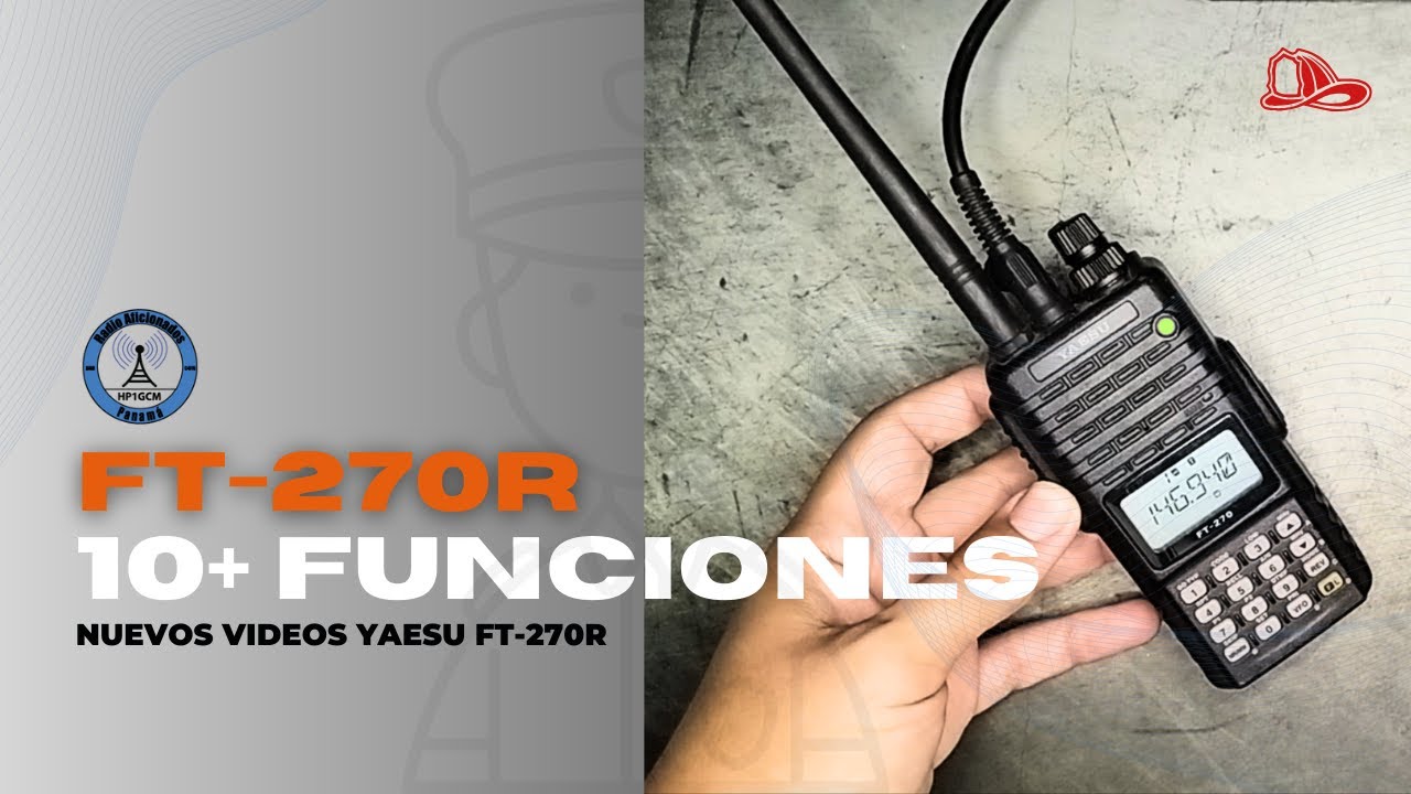 Yaesu FT-270R 10+ Funciones - YouTube