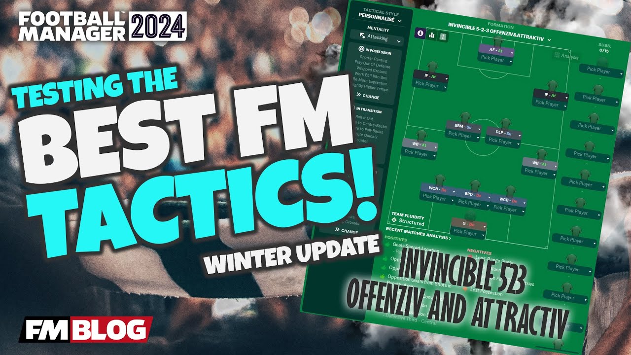 Testing the Best FM24 Tactics - INVINCIBLE 5-2-3 | Football Manager ...