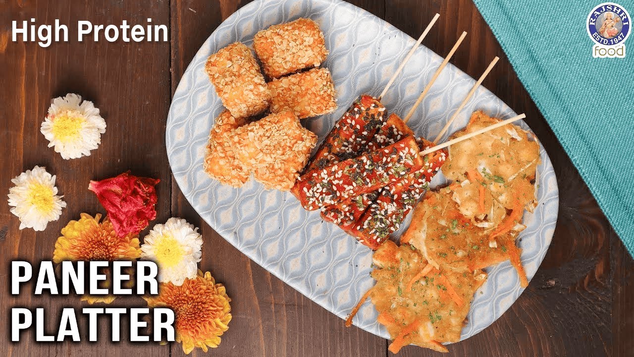 3 Simple Paneer Starters Recipe | Easy Paneer Platter | Diwali Special ...
