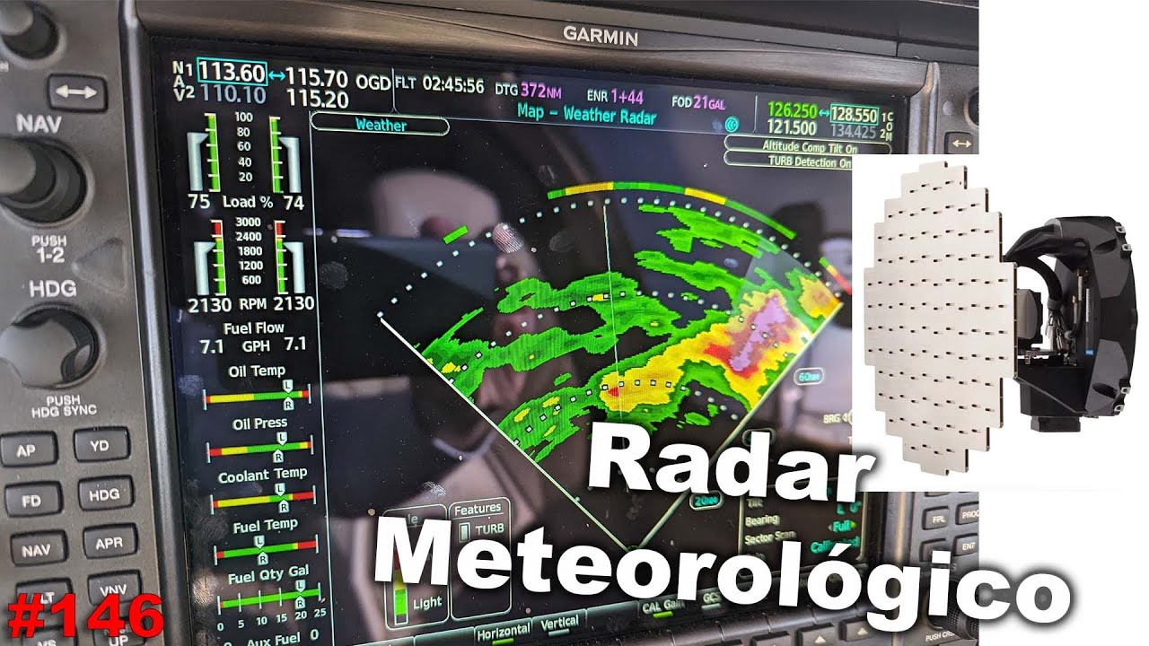 Radar meteorológico - Garmin GWX75 - Diamond DA62 - YouTube