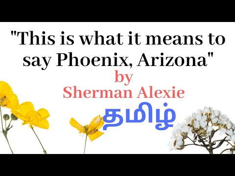 This is what it means to say Phoenix AriZona/ tamil summary - YouTube
