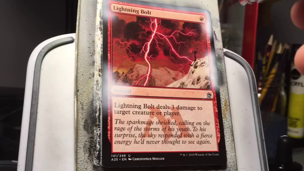 Lightning Bolt altered art - YouTube