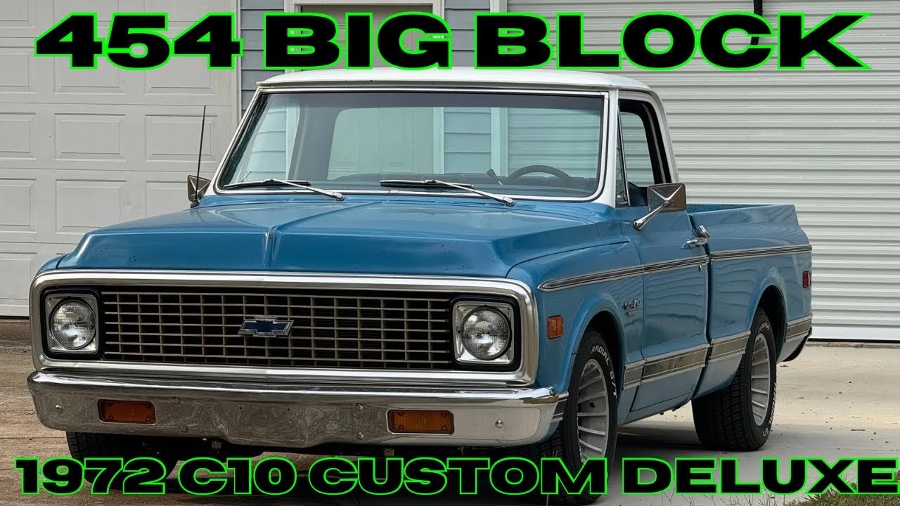 1972 Chevy C10 Custom Deluxe Big Block 454 Restoration. Full REVIEW ...