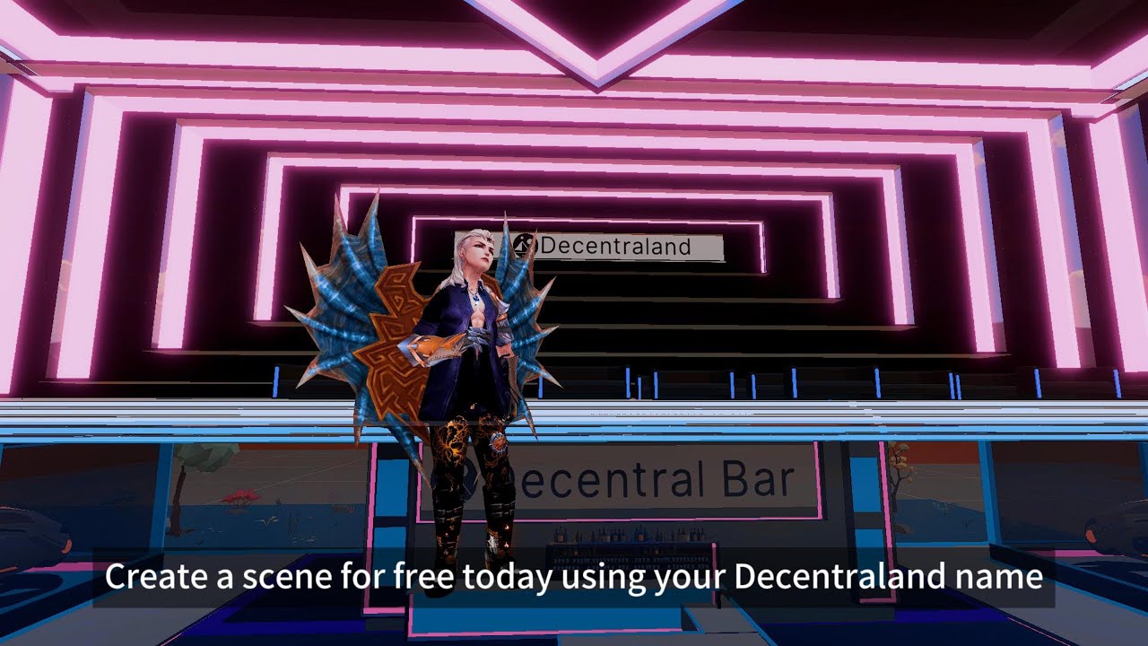 Create a scene for free today using your Decentral - YouTube