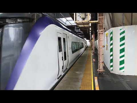 [ジョイント音]E353 S204 S107 回送列車として中野に入線するシーン - YouTube
