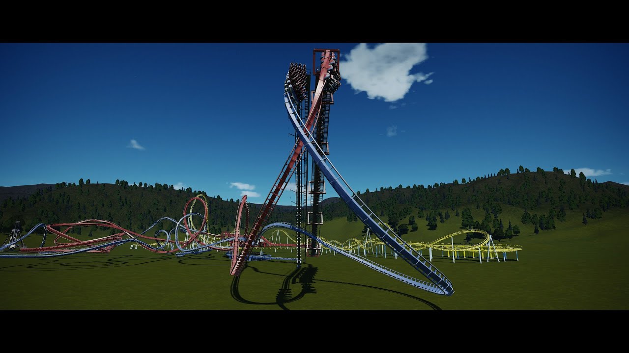 B&M Inverted And Floorless Dueling | Trackwork Only | Rider POV ...