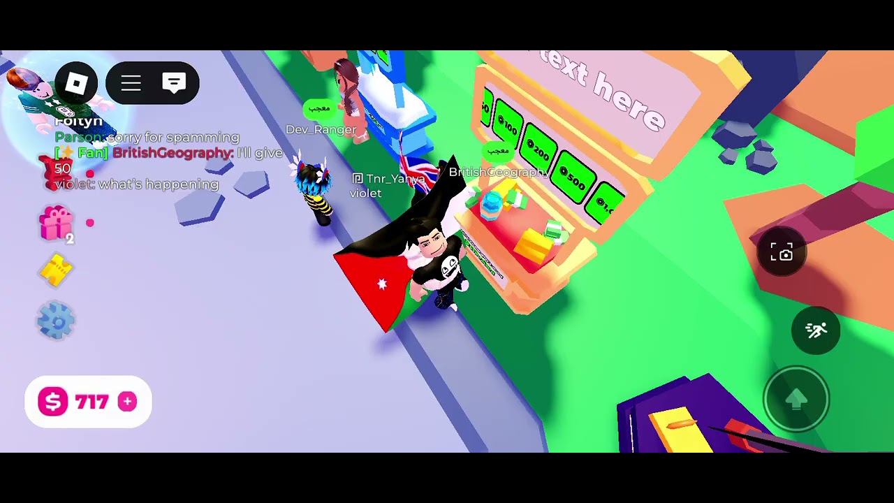 donating my friend 500 robux and after I donated him something was ...