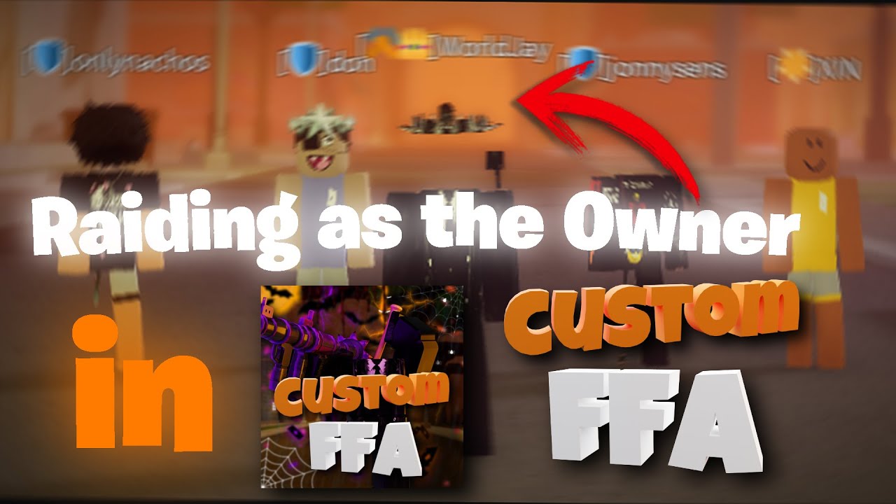 Raiding As The [👑]Owner In Custom FFA (raw footage) - YouTube