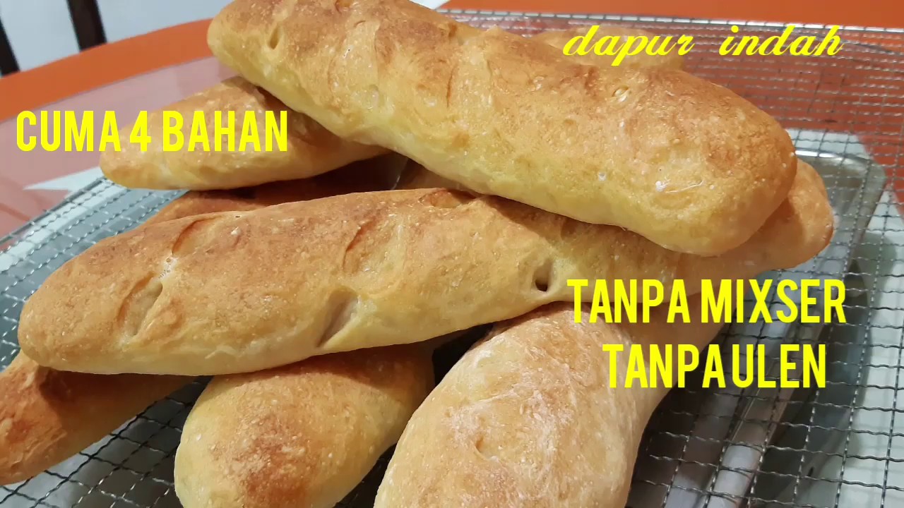 RESEP ROTI BAGUETT/PRANCIS - YouTube