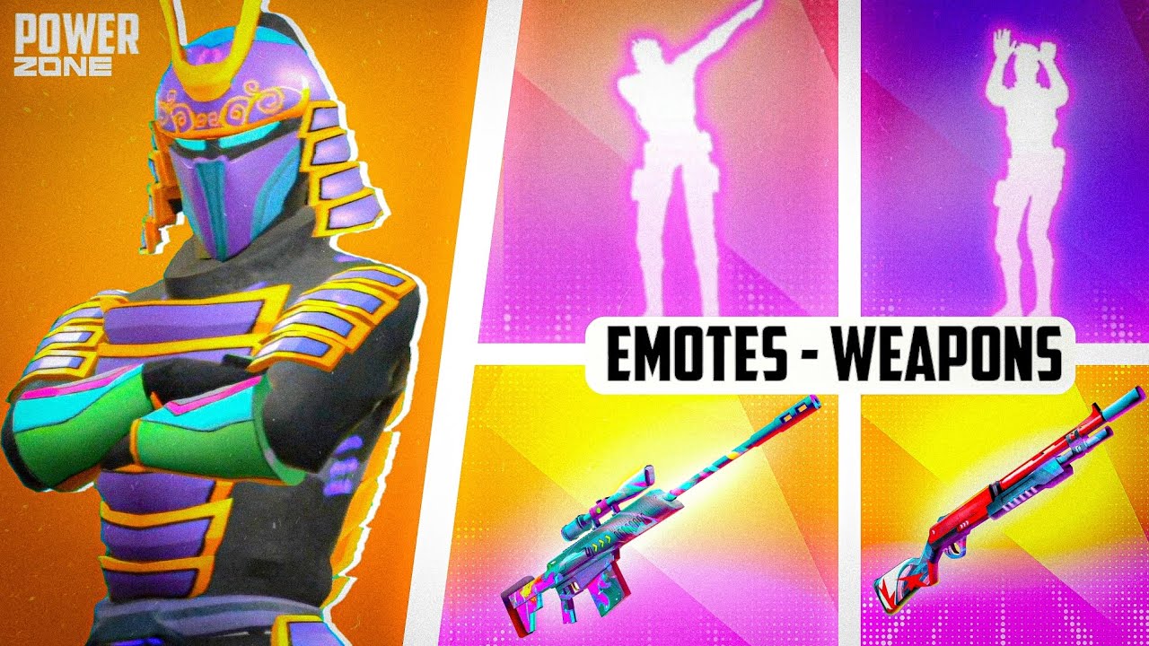 CHECKING OUT THE NEW EMOTES AND WEAPONS - Power Zone 💃🕺🔫 - YouTube
