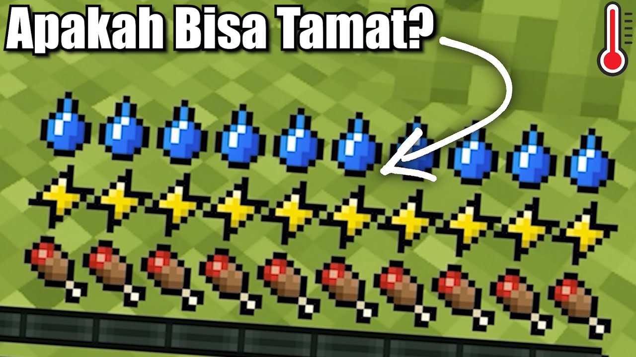 Minecraft Tapi Aku Menambahkan Bar Haus, Bar Suhu, Bar Energi & Stamina ...