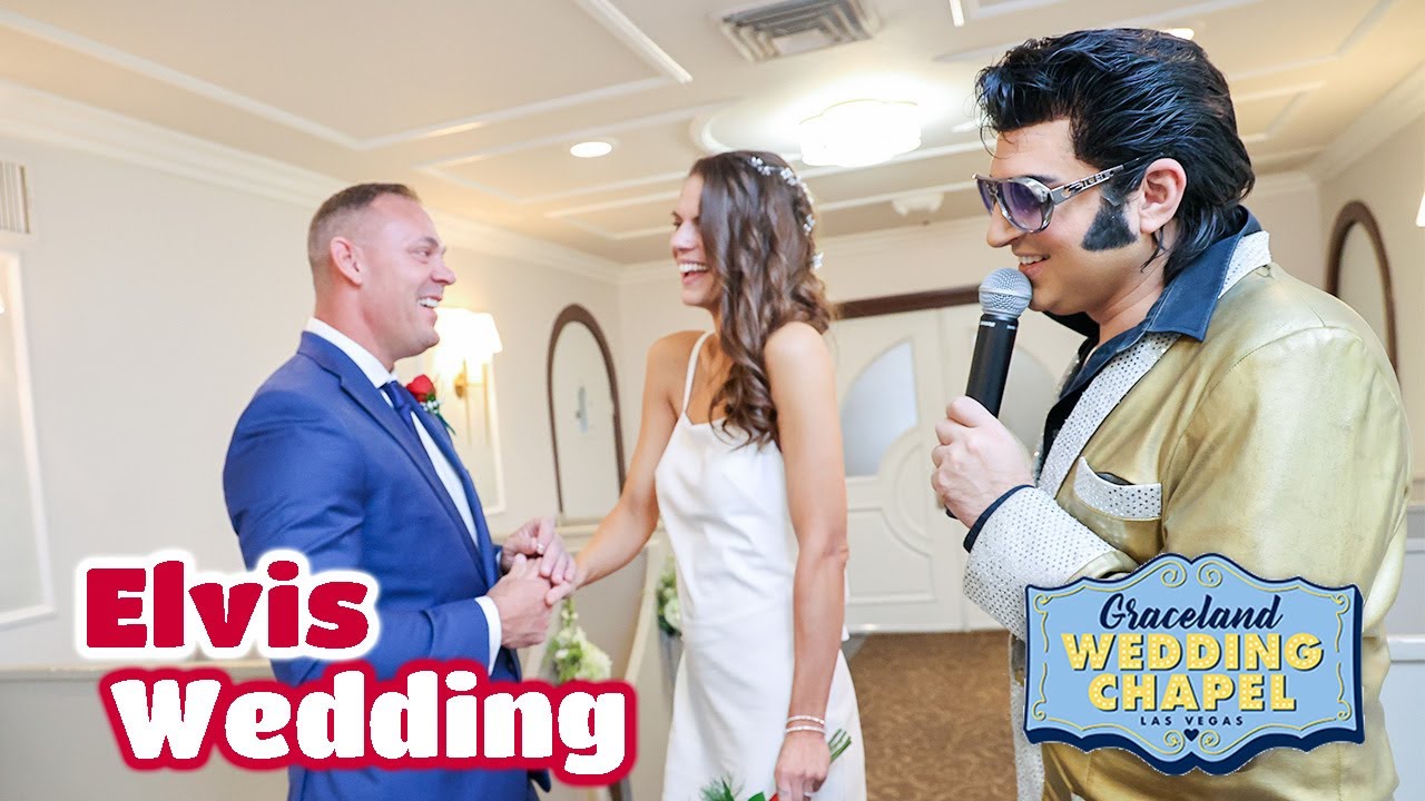 Thomas & Morgan's Elvis Wedding in Las Vegas | Graceland Chapel - YouTube