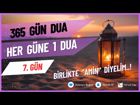 Eş ve Çocuk Dileyen İçin Dua | Her Güne 1 Dua | Hayırlı Bir Evlilik İçin Dua | Kısmet İçin Dua