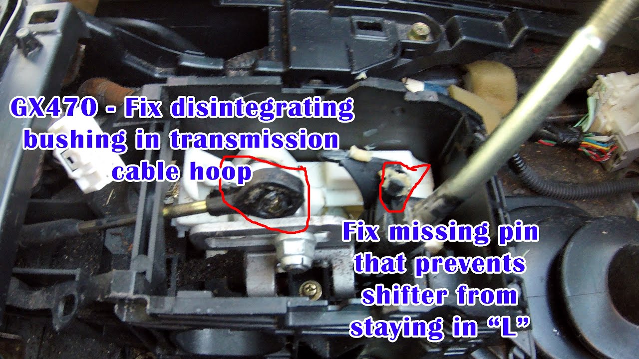 2003 GX470 Preventive Repairs to Shifter Box - YouTube