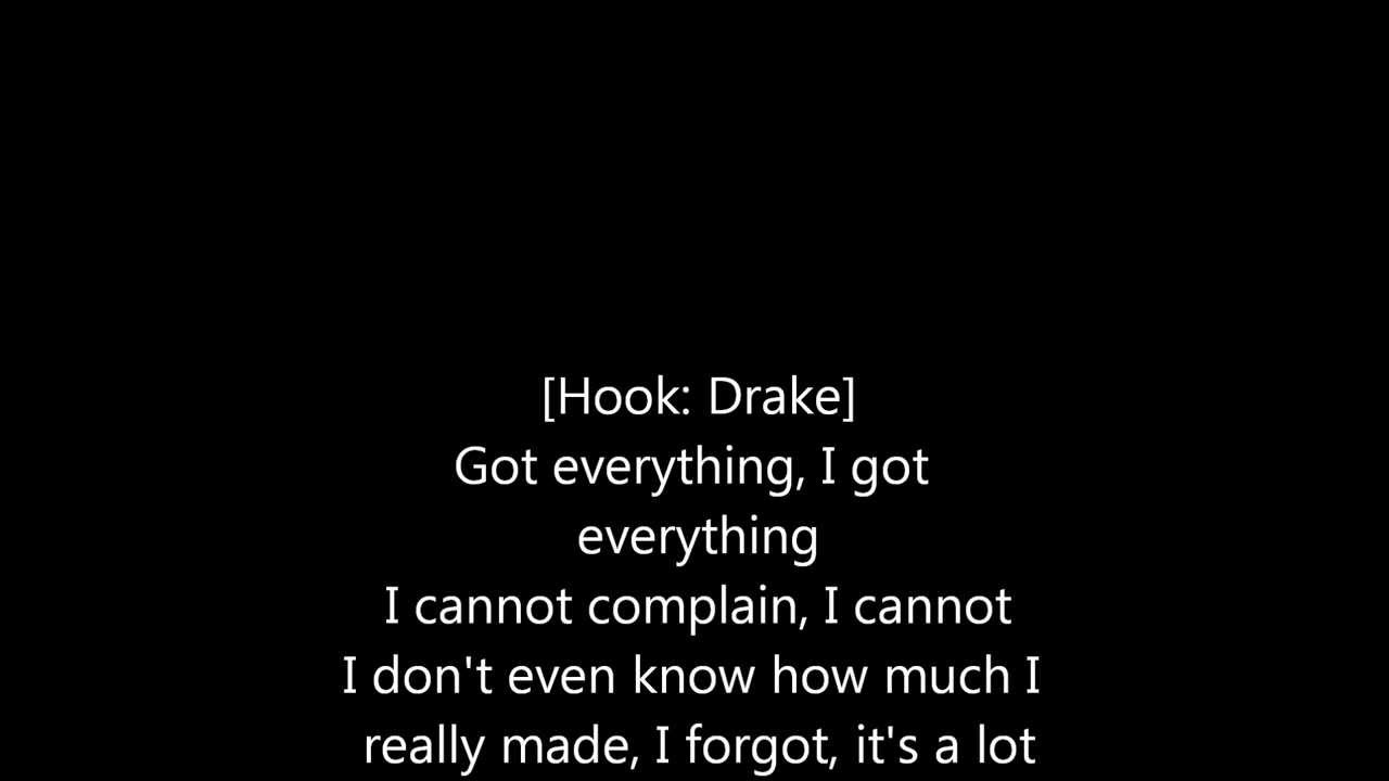 Drake All Me Lyrics - YouTube