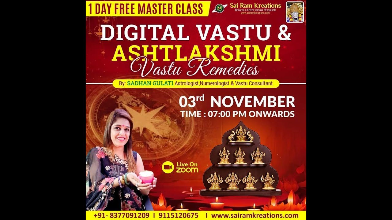 LEARN DIGITAL VASTU & DIWALI MAHAVASTU ASHTLAKSHMI REMEDIES. डिजिटल ...