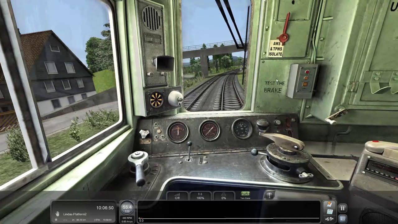 TRAIN SIMULATOR CAB RIDE : KEMPTEN TO LINDAU - PART 1 - YouTube
