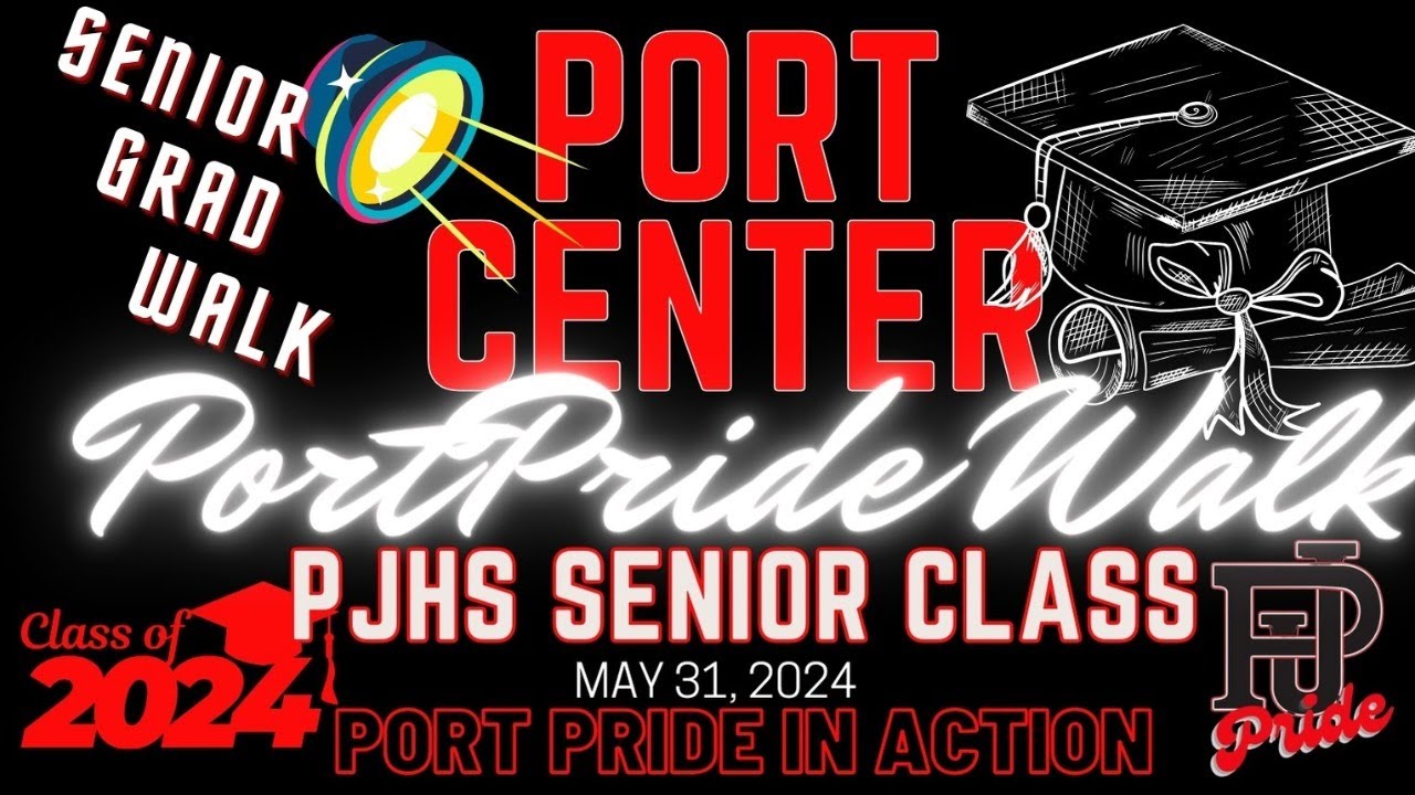 LIVE TODAY--THE PORT PRIDE Graduation WALK - YouTube