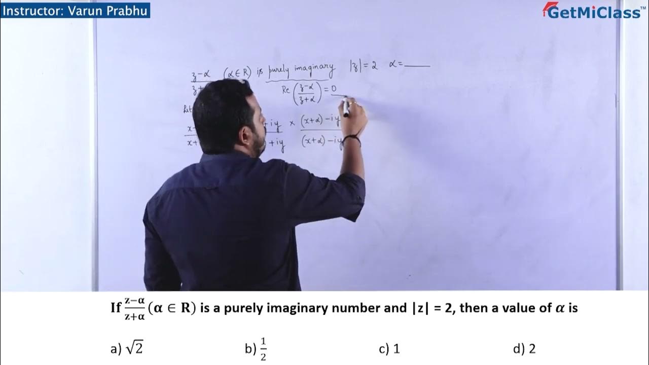 Imaginary Numbers in Complex Analysis JEE 11th Maths Quadratic Equation - YouTube