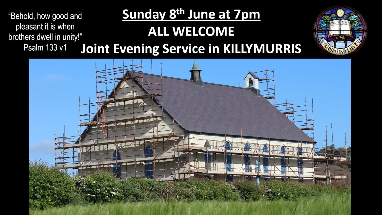 08-06-25 Killymurris Evening Worship 7pm - Rev Roland Watt - YouTube