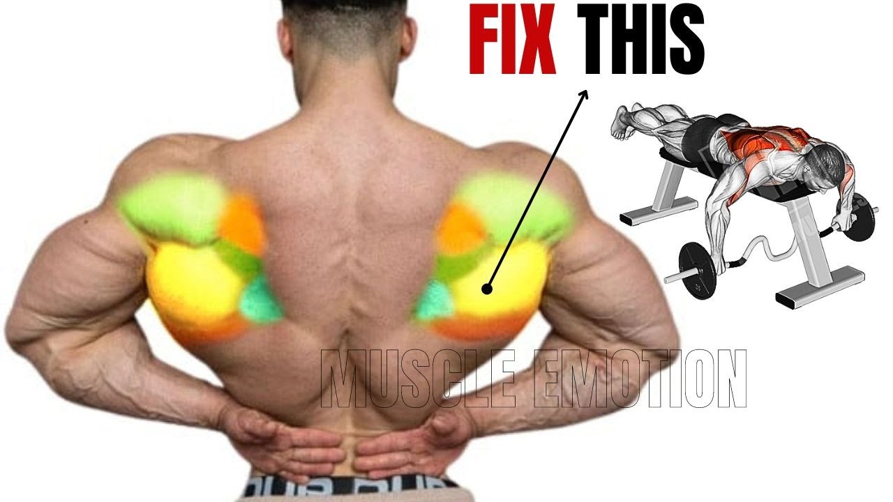 6 BEST MIDDLE BACK WORKOUT WITH DUMBBELLS BARBELL CABLE AND MACHINE AT ...