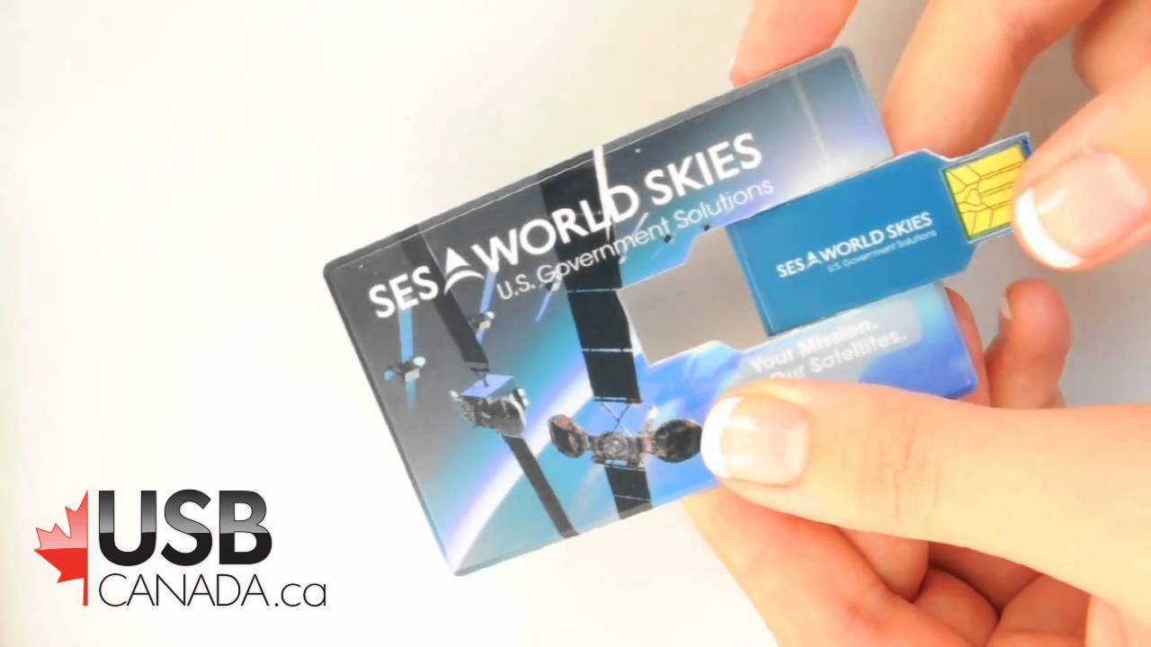 USB business card- Flash drive USB card style - YouTube