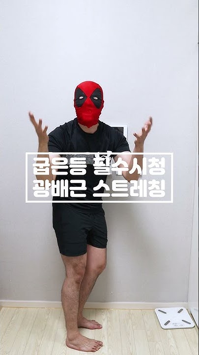 굽은 등이라면 꼭 하셔야 합니다 광배근 스트레칭 Feat 라운드숄더 어깨충돌 Youtube