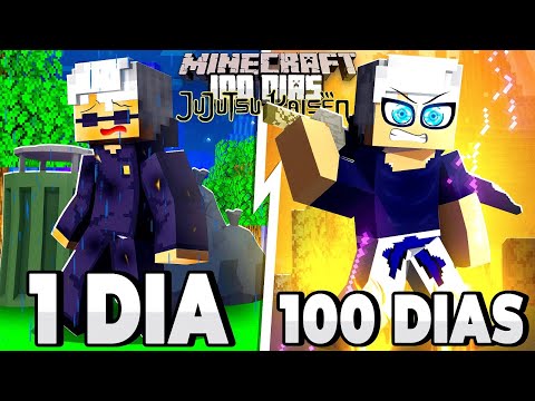 SOBREVIVI 100 DIAS em JUJUTSU KAISEN no MINECRAFT !! ‹ Ine ›