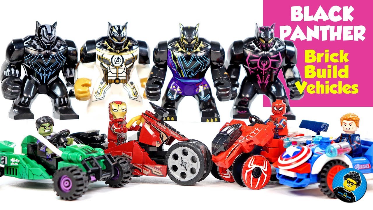 Black Panther Vibranuim Iron Man Hulk Spider-Man Avengers Endgame ...