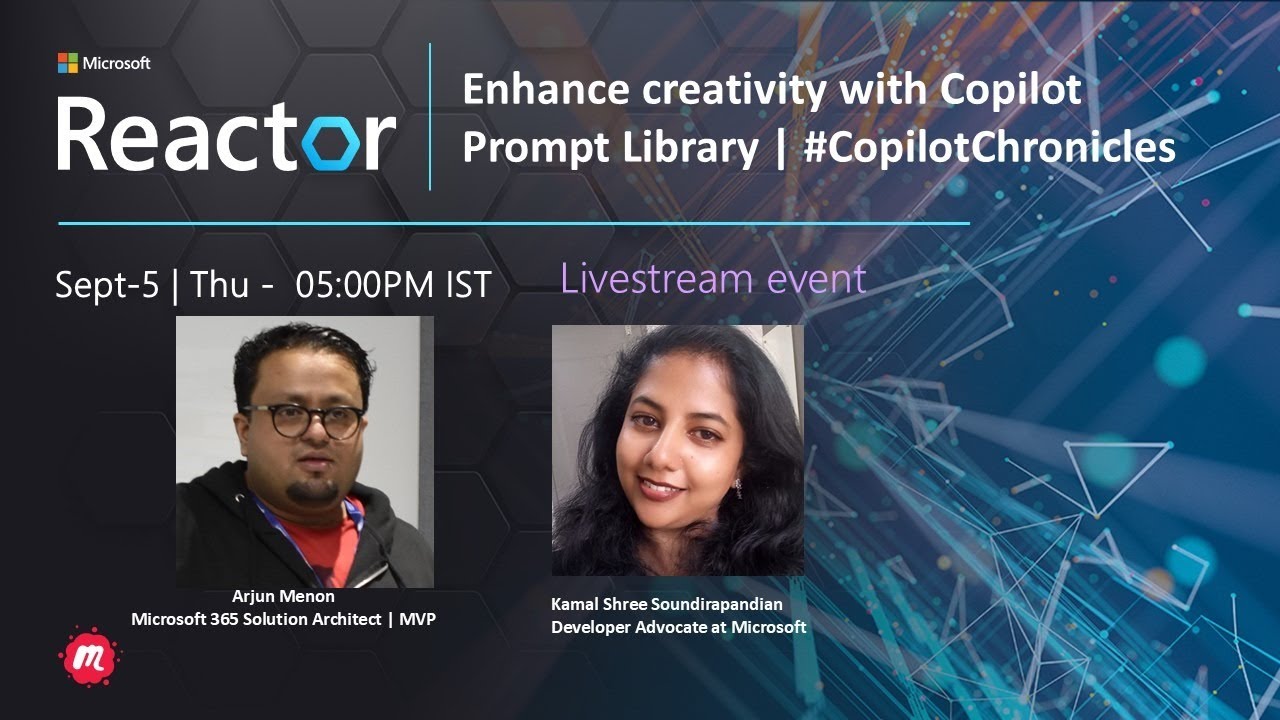 Enhance creativity with Copilot Prompt Library | #CopilotChronicles - YouTube