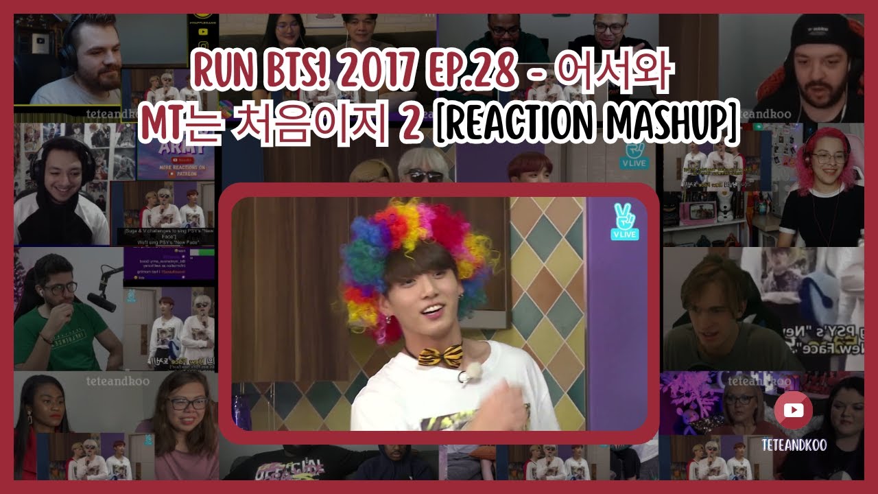 [BTS] Run BTS! EP.28 | Reaction mashup - YouTube