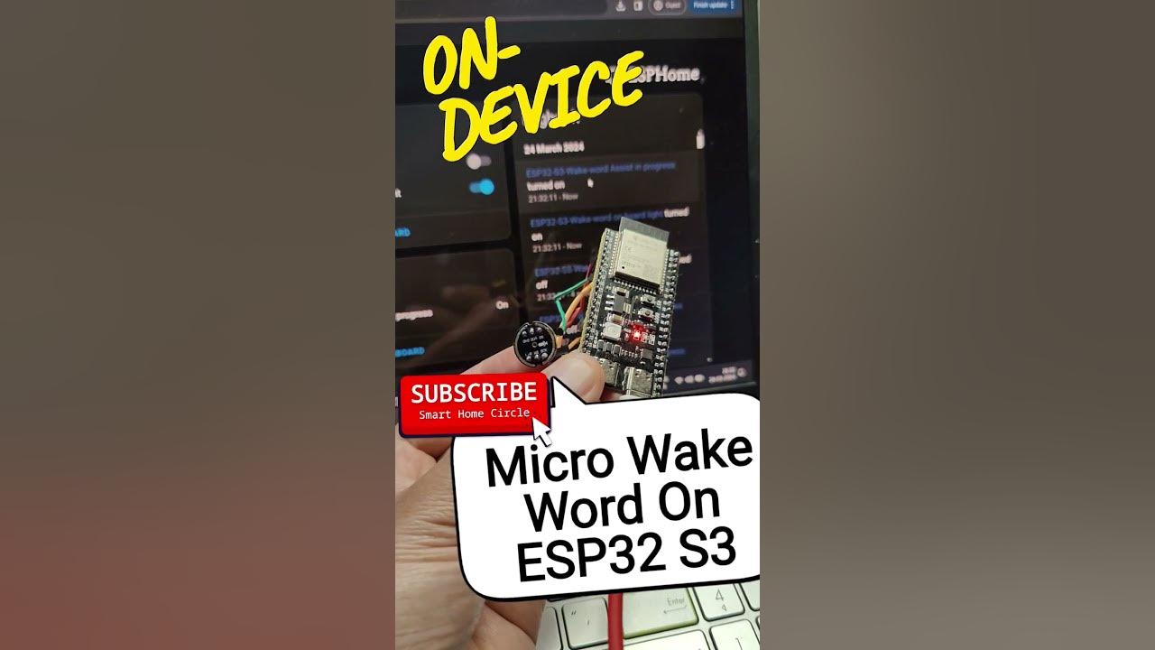 🔥On-Device Wake Word with ESP32 S3 using Micro Wake Word🚀 #homeassistant #homeautomation # ...
