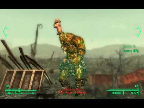 Fallout 3 - Behemoth surprise - YouTube