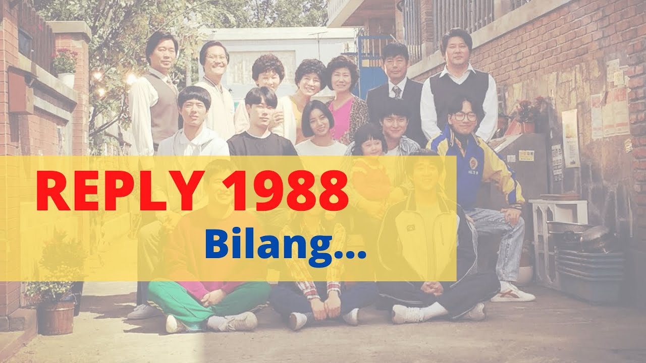Kdrama REPLY 1988 | Quotes drama korea REPLY 1988 - YouTube