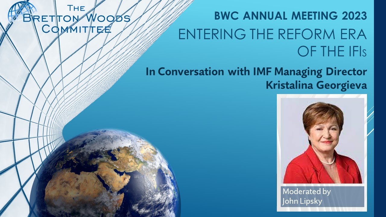 In Conversation with IMF MD Kristalina Georgieva at Annual Meeting 2023 ...