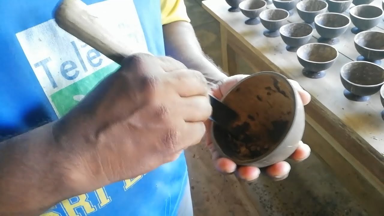 How to Make a Drinking Cup Using a Coconut Shell, - YouTube