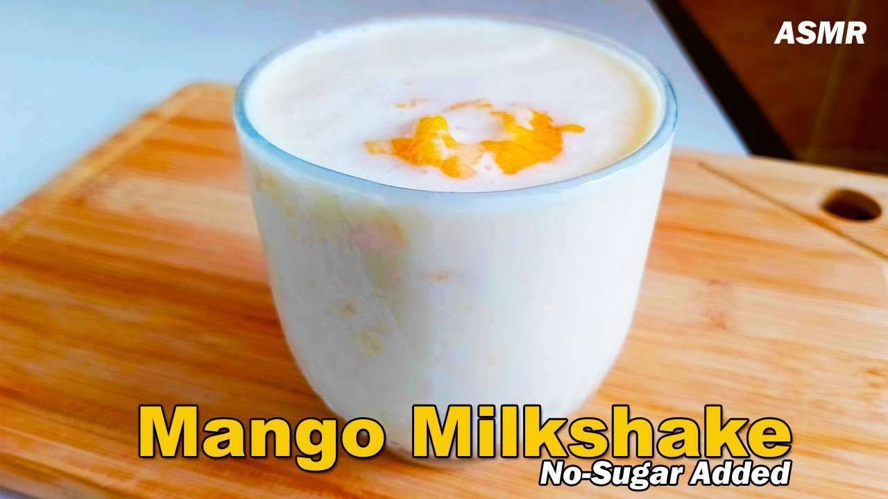 Leftover Mango? Make Mango Milkshake! | Easy 3-ingredient Mango ...