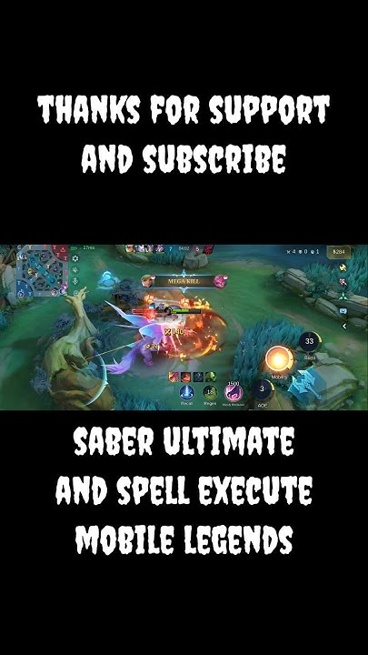 SABER ULTIMATE AND SPELL EXECUTE ML - YouTube