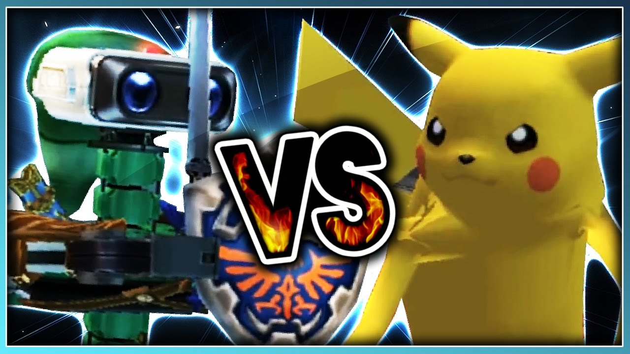 LINK-ROB VS. PIKACHU...? - Super Smash Bros. Brawl Hack | Smash Bros ...