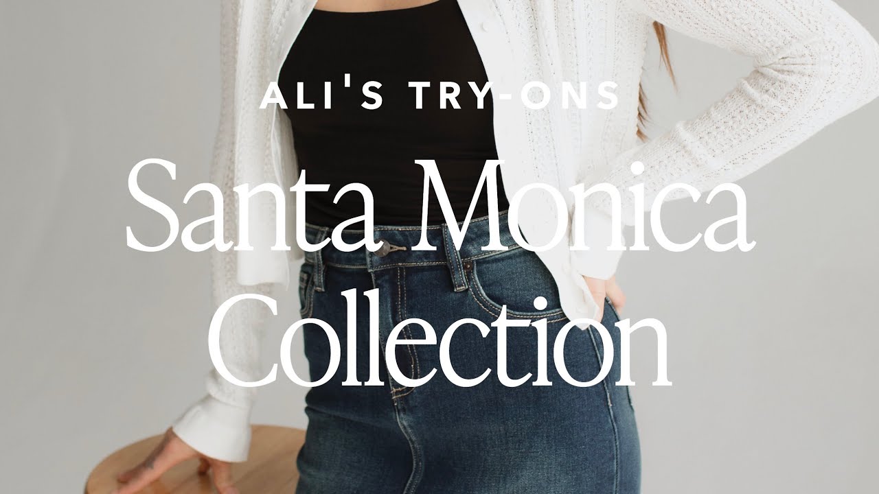 The Santa Monica Collection: Ali's try-ons - YouTube