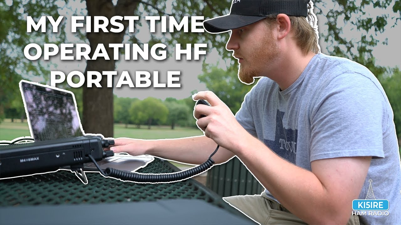 My First Time Operating Portable Ham Radio! - YouTube