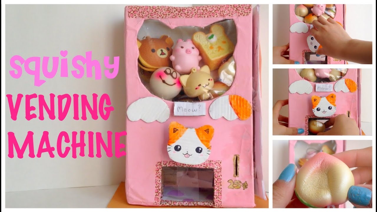 My Squishy Vending Machine! - YouTube