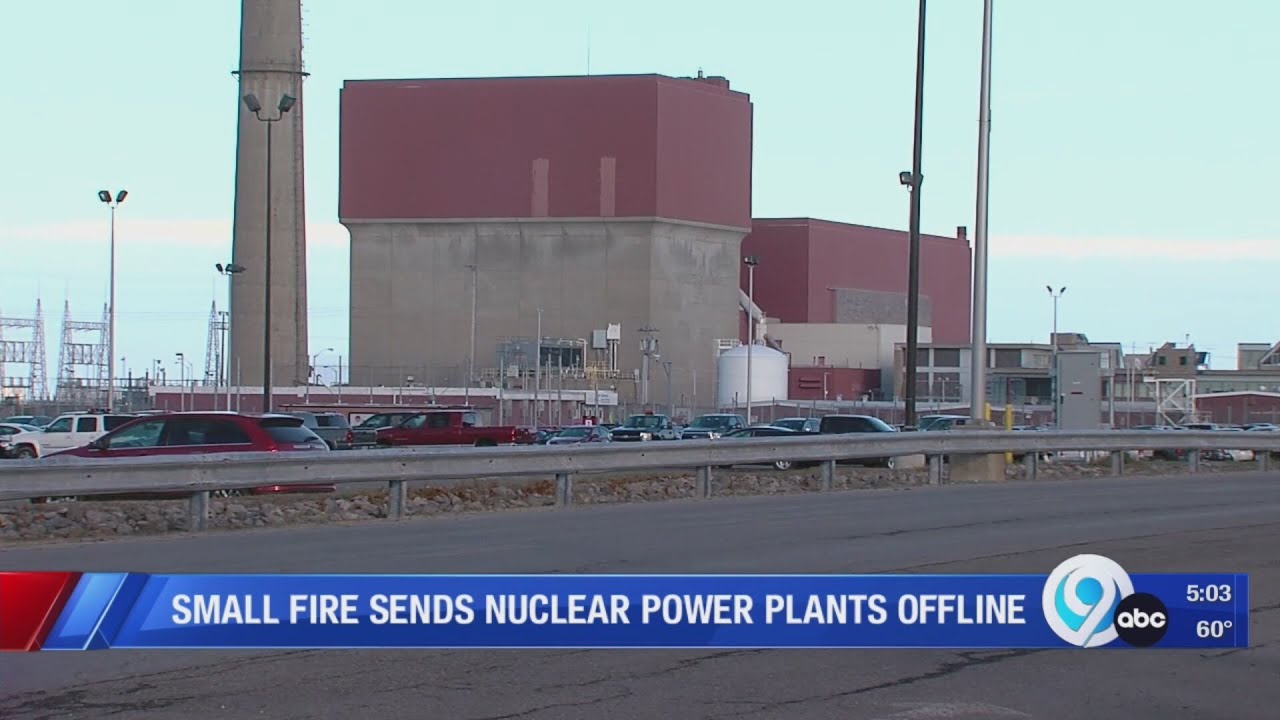 Small fire putting nuclear power plants offline - YouTube