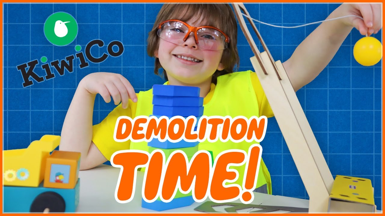 How to Build a Dump Truck and a Wrecking Ball Crane | KiwiCo ...