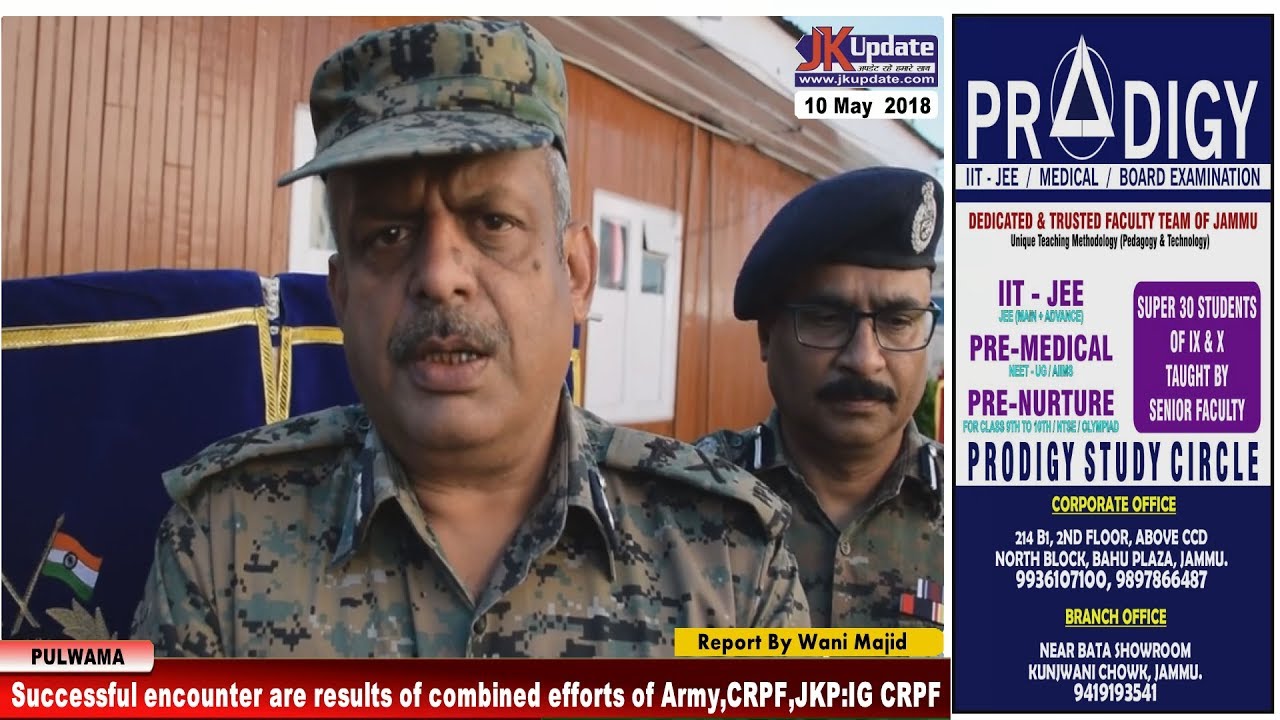 Successful encounter are results of combined efforts of Army,CRPF,JKP ...